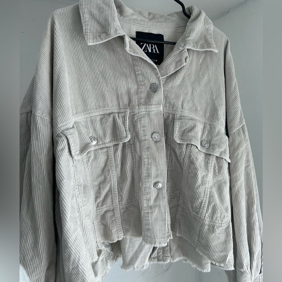 Zara | Jackets & Coats | Zara Oversized Corduroy Jacket | Poshmark